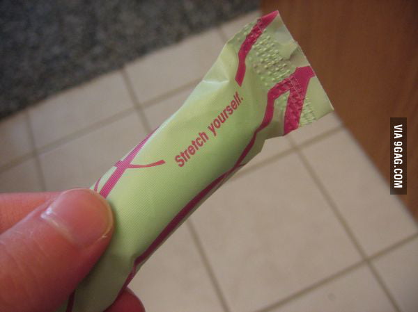 Asked my friend for a tampon today... - 9GAG