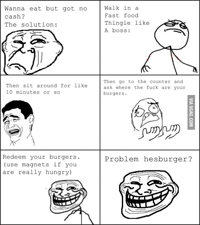 Fast food troll - 9GAG