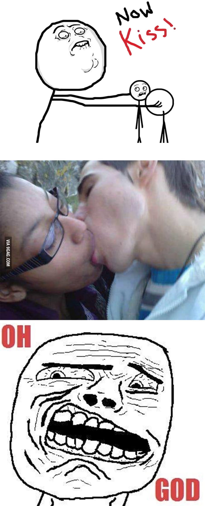 Now Kiss ... Wait!!! NOOOOO! - 9GAG