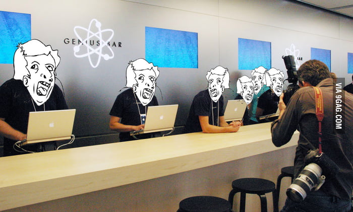 GENIUS BAR - 9GAG