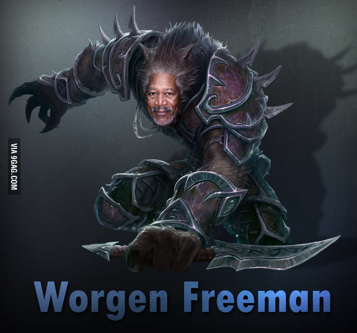 Worgen Freeman - 9GAG