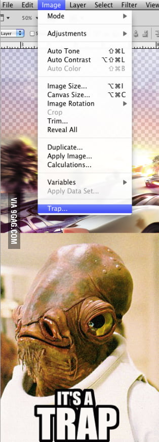 Photoshop TRAP - 9GAG