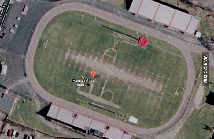 Herman-Giest Stadium,Hazleton,PA,(according to google maps) - 9GAG