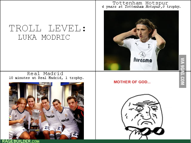 Troll lvl: Luka Modric - 9GAG