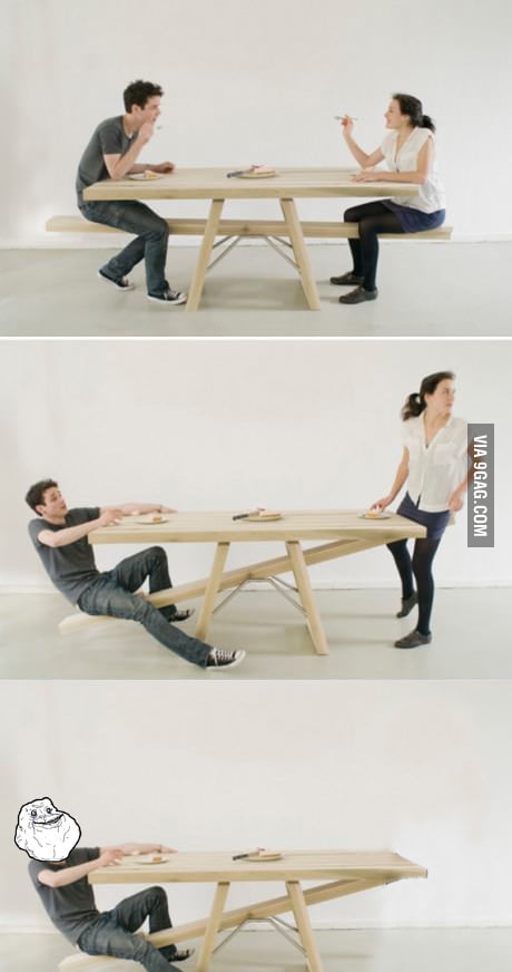 Forever Alone Table - 9GAG