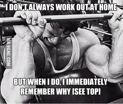 How I feel when working out once a week.... - 9GAG