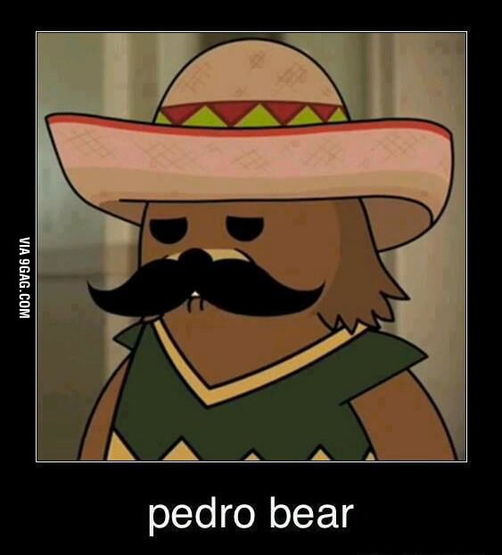 Pedro bear - 9GAG