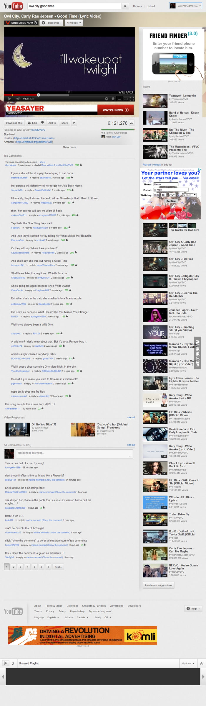 A normal day in YouTube - 9GAG