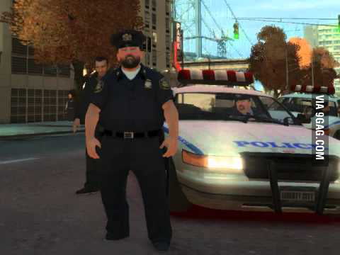 Fat cop stereotype lvl: GTA IV - 9GAG