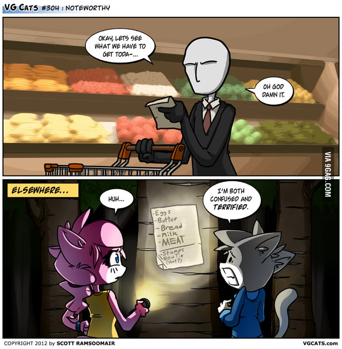 Scary Shopping List is Scary - 9GAG