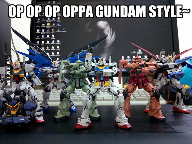 Oppa Gundam Style! - 9GAG