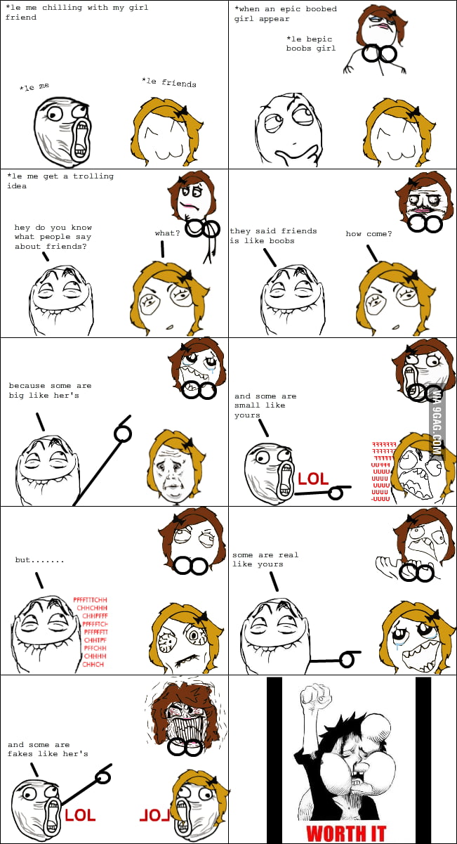 Epic bo*obs troll - 9GAG