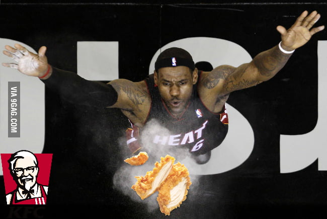 I wish I could see Lebron cook my meat ! - 9GAG