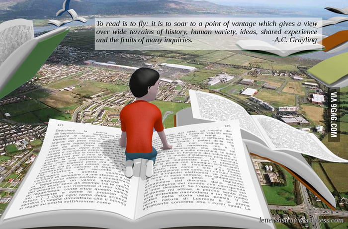 To Read is to Fly - 9GAG
