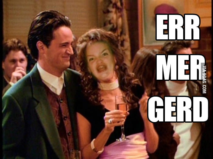 ERR MER GERD JENECE FREM FRENDS - 9GAG