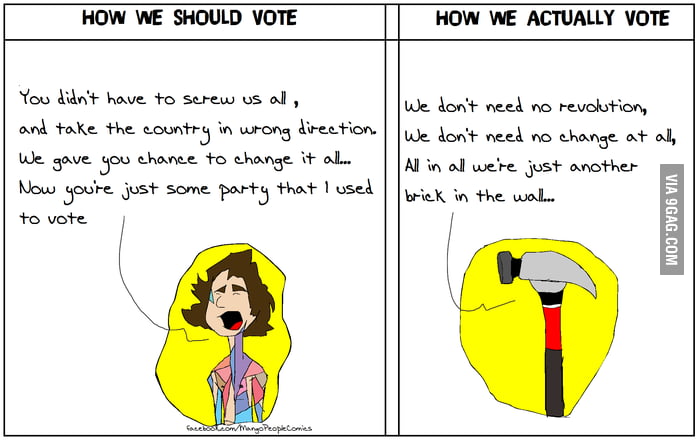 How we should vote - 9GAG