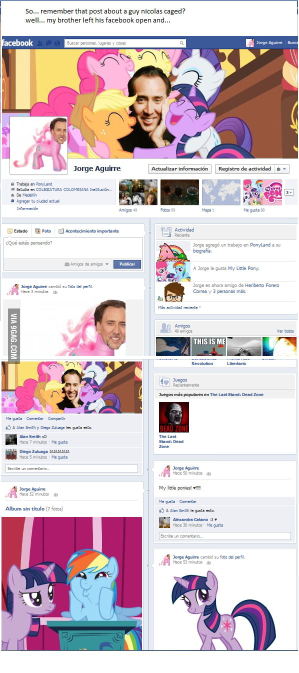 Never let your facebook open... - 9GAG