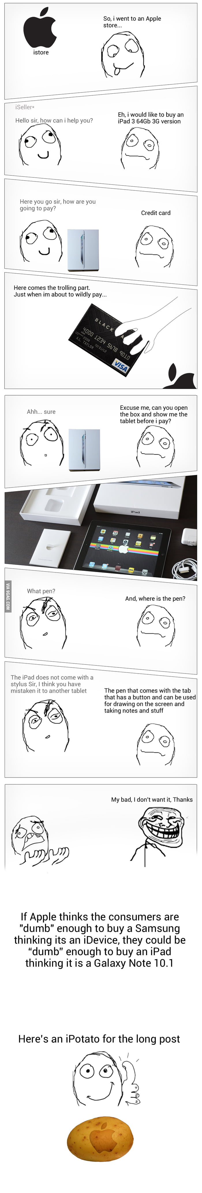 How to troll Apple - 9GAG