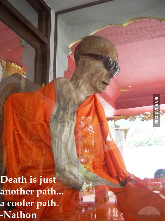 Cool monk mummy being cool - 9GAG