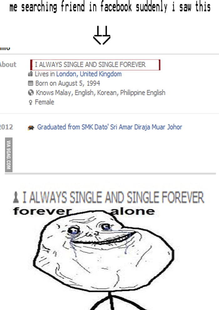 Forever...alone - 9GAG