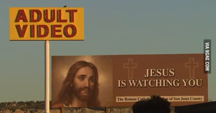 Jesus is watching you - 9GAG