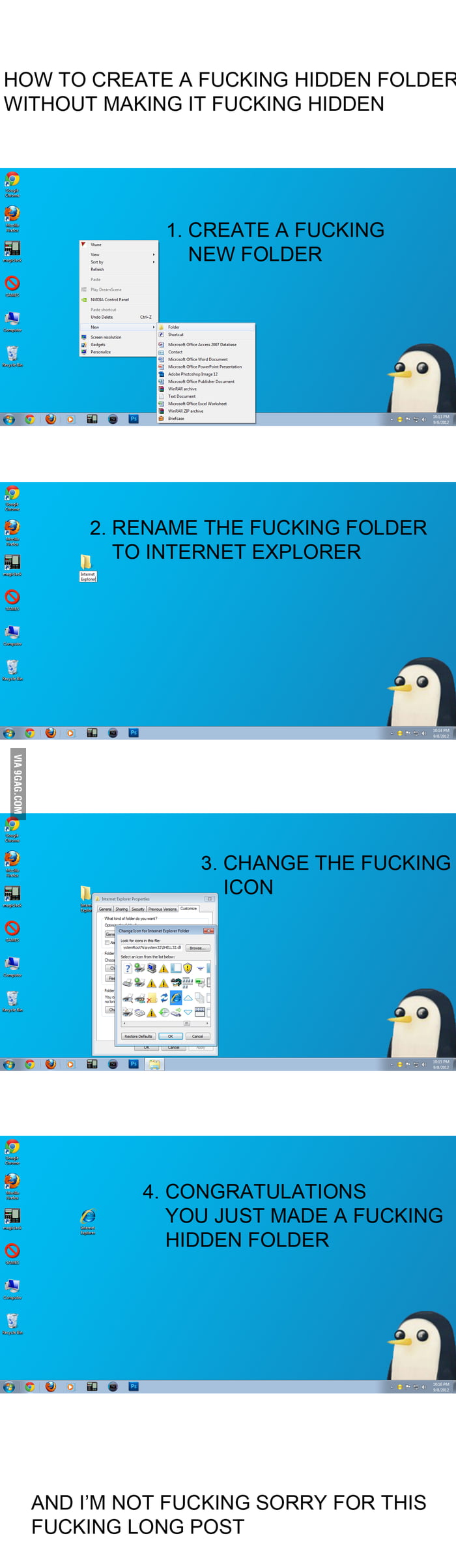 Hidden Folders - 9GAG