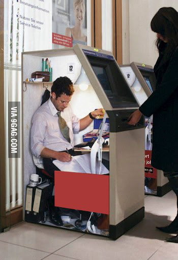 Inside the ATM - 9GAG