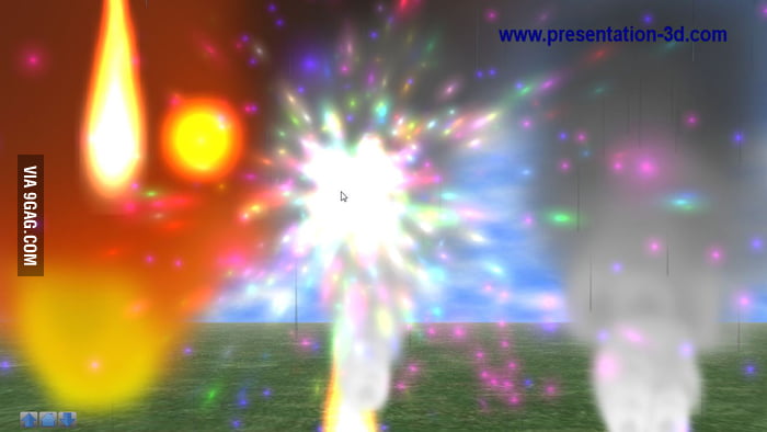 What happens when I play with Particles - 9GAG