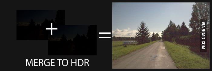 Photoshop night vision - 9GAG