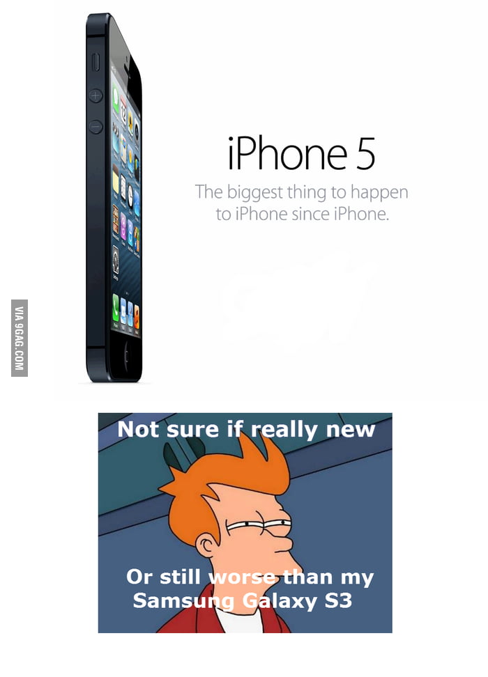 So Apple just unveiled their new iPhone.. - 9GAG