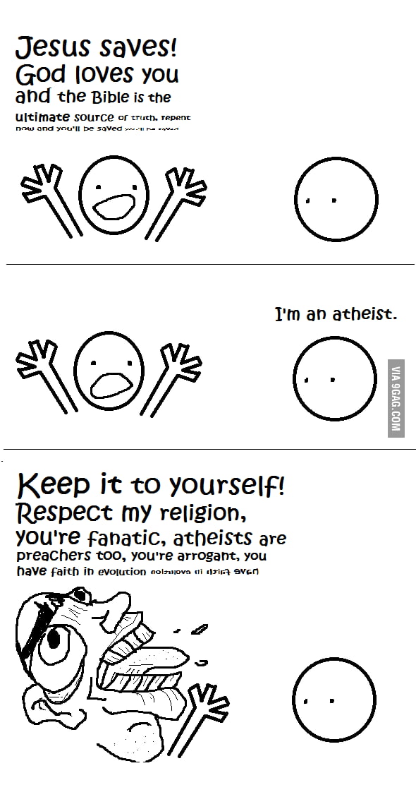 When I say I'm an atheist - 9GAG
