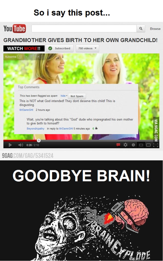 Goodbye Brain - 9GAG