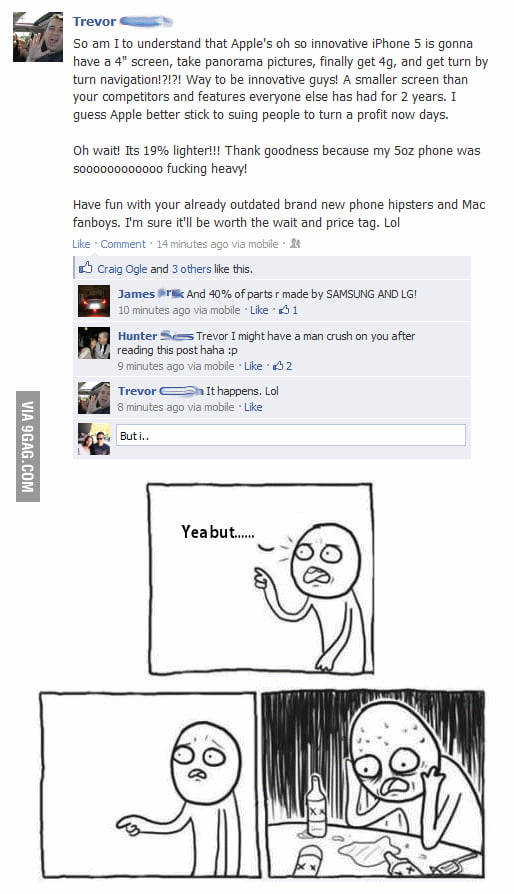 New iphone 5!!! - 9GAG
