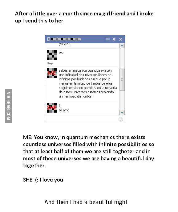 Quantum mechanics made it possible - 9GAG