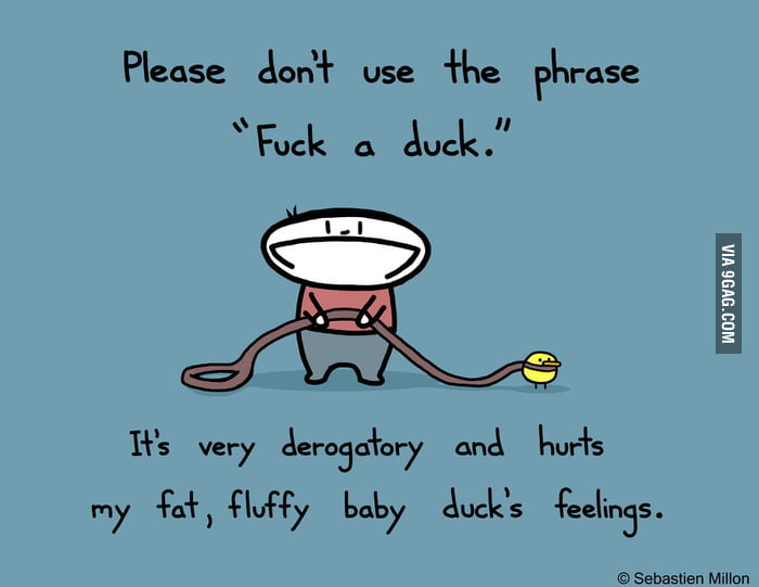 The fat fluffy duck strikes again - 9GAG