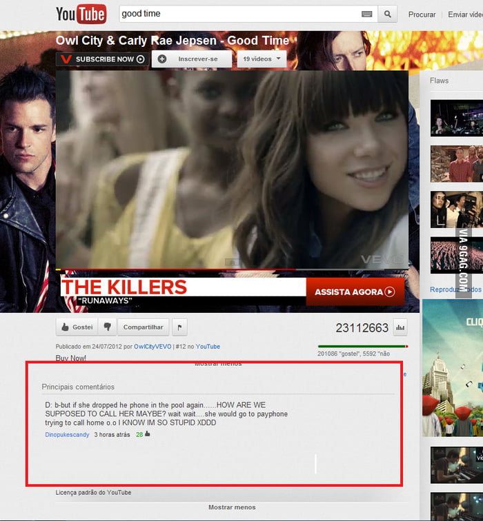 You Tube at his finest - 9GAG