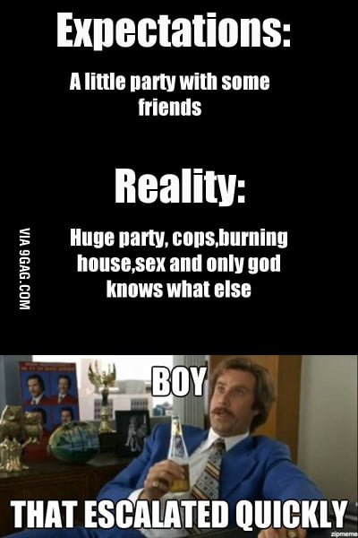 Just project X logic - 9GAG