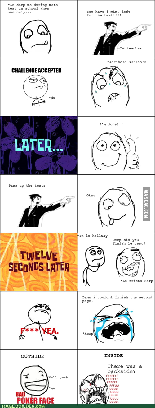 Classic Classrom Rage - 9GAG