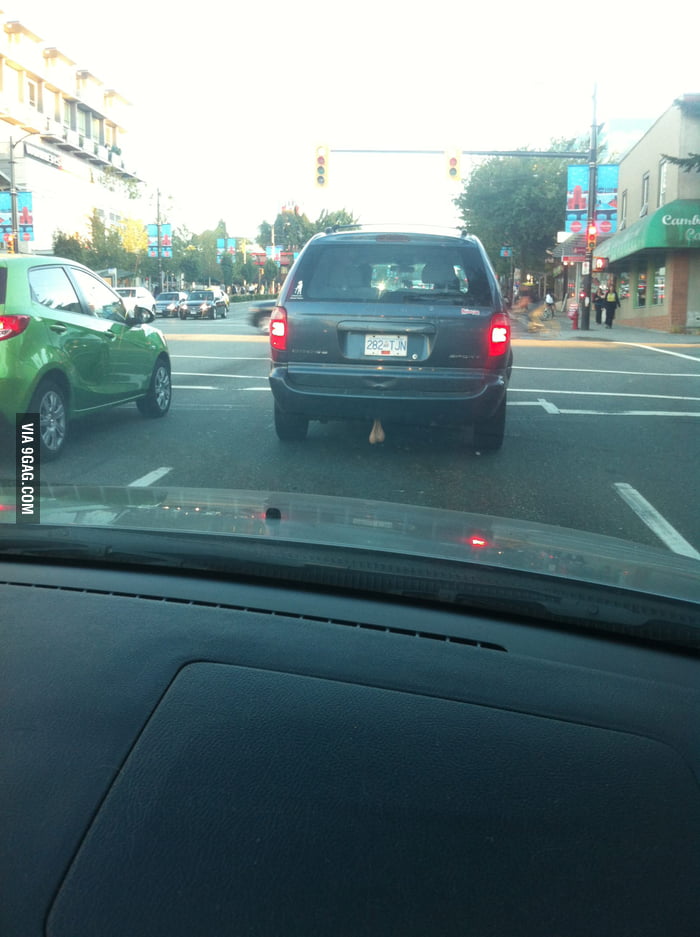 WTF!!! Car with balls... - 9GAG