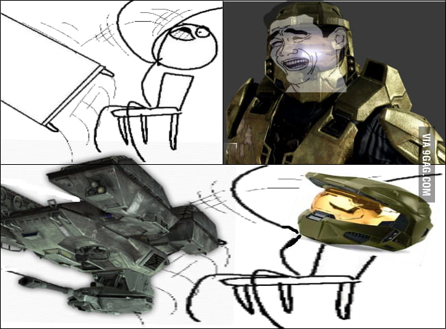 Table Flip Lvl: Master Chief - 9GAG