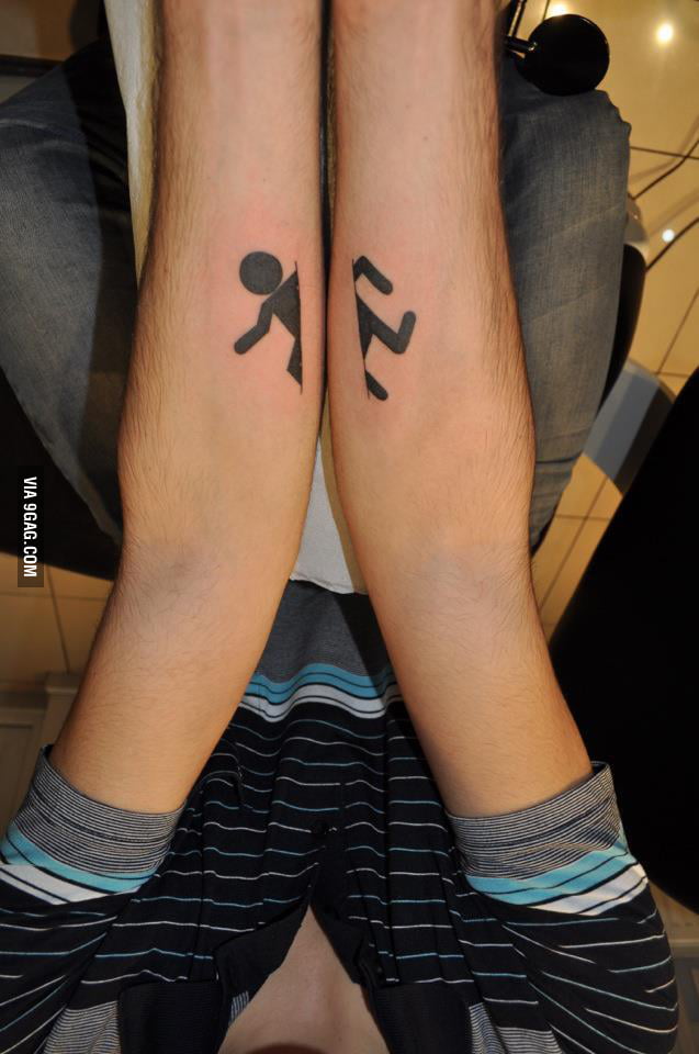It's mine. It's real portal tattoo - 9GAG