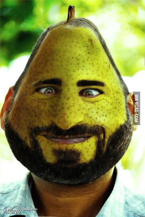 Pear head :( - 9GAG