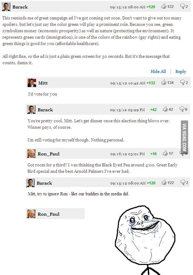 Forever Alone Paul - 9GAG