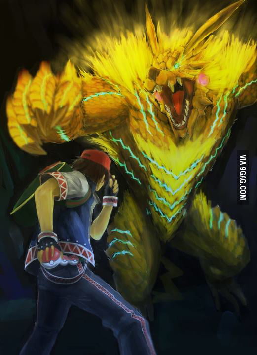 Monster Hunter - Pikachu X Jinouga - 9GAG