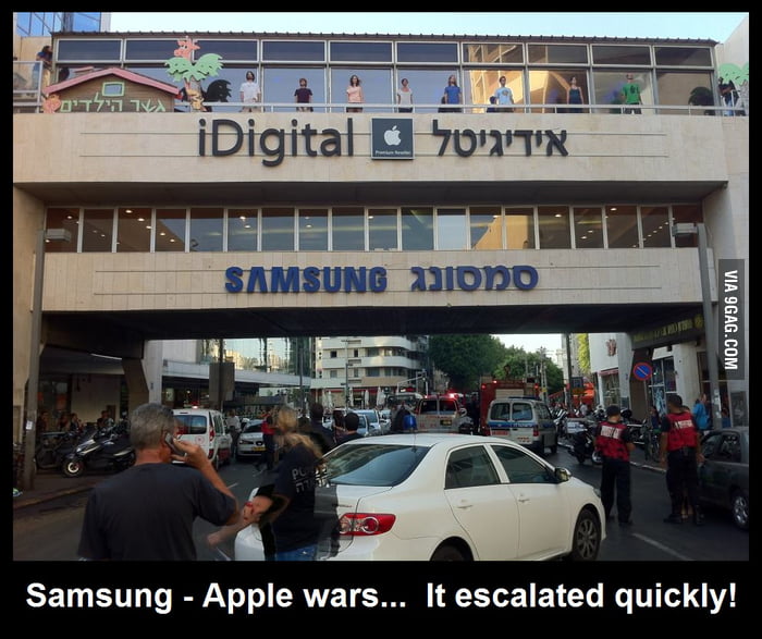 Samsung-Apple war takes its toll - 9GAG