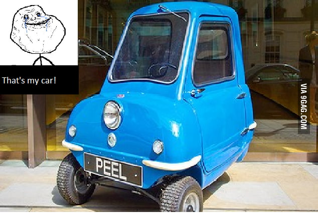 Forever alone car. - 9GAG