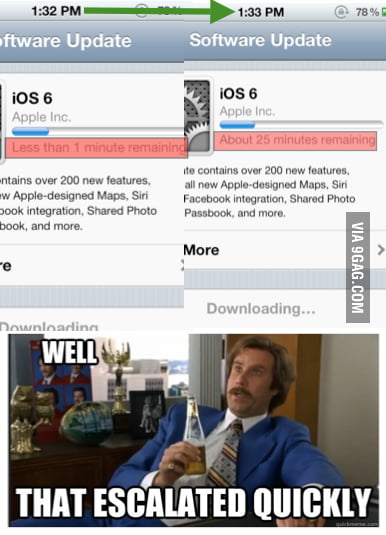 Apple pulling a fast one on me... - 9GAG