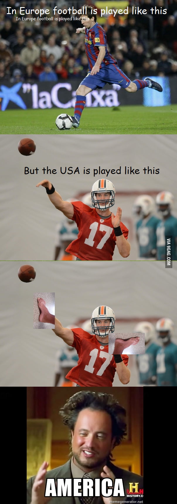 Football rage - 9GAG