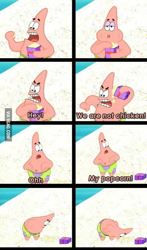 Just patrick acting normal - 9GAG
