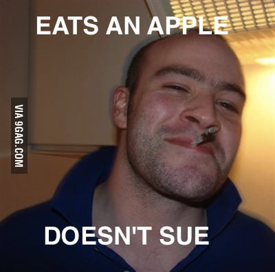Good Guy Greg eats an Apple - 9GAG